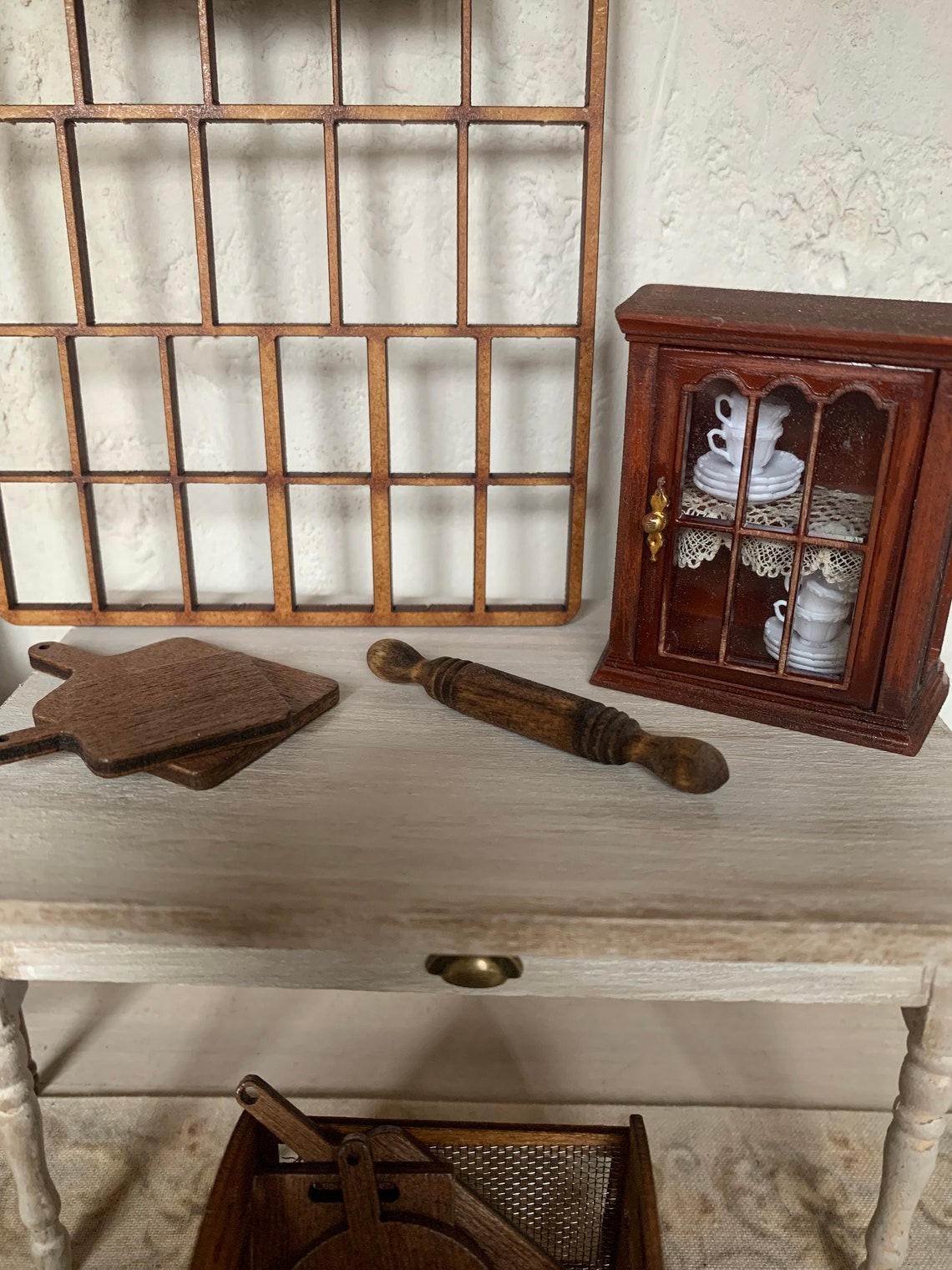 1:12th Dollhouse Miniature Kitchen Table - Etsy