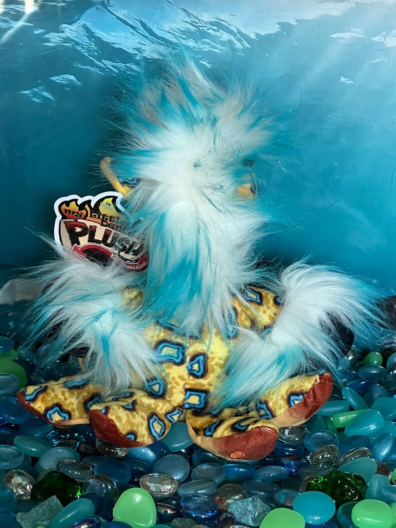 My Little Demon Arch Anemone Plush Plushie Toy Blue Ring Octopus Squid ...