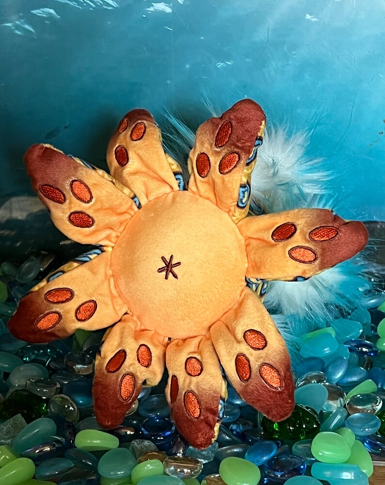 My Little Demon Arch Anemone Plush Plushie Toy Blue Ring Octopus Squid ...