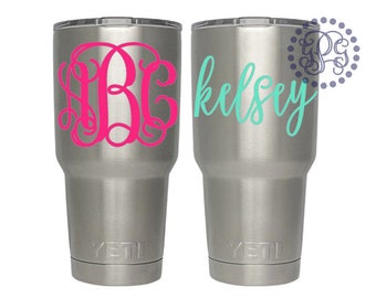 Yeti monogram | Etsy