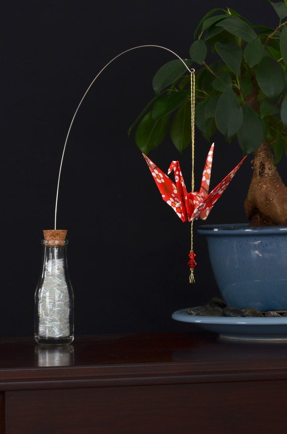 Sparkly Bottle Display Stand for origami ornaments and | Etsy