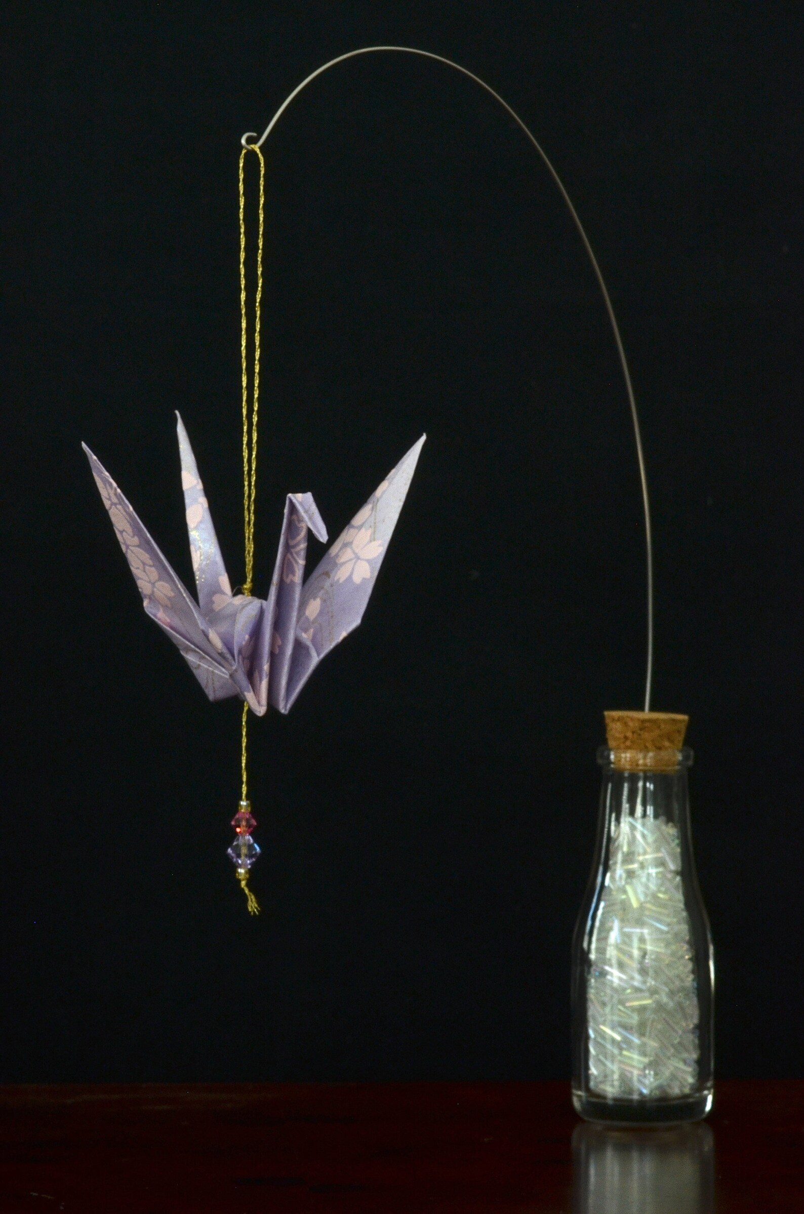 Sparkly Bottle Display Stand for Origami Ornaments and Suncatchers - Etsy