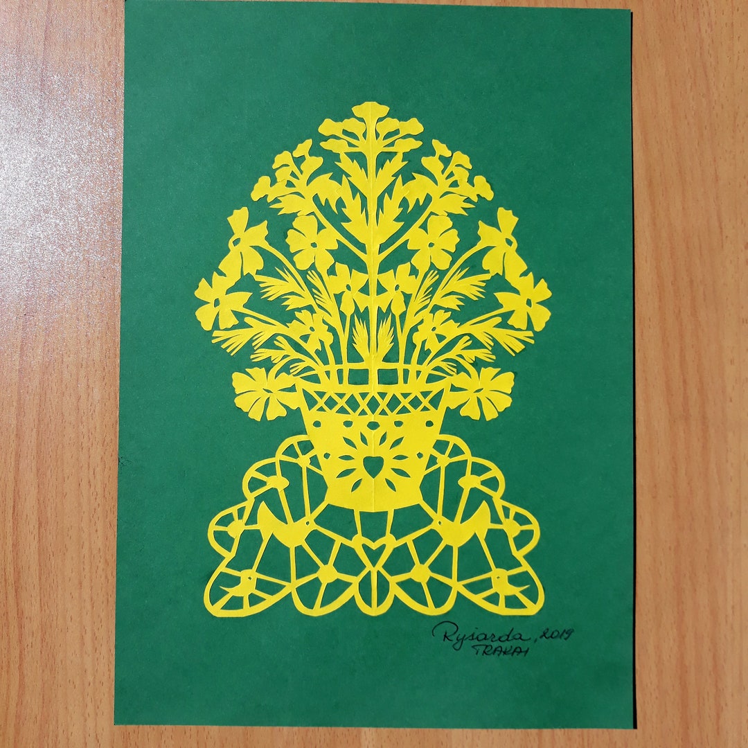 Hand Cutting Paper Original Paper Cut Picture. Paper Cut Wall Art ...