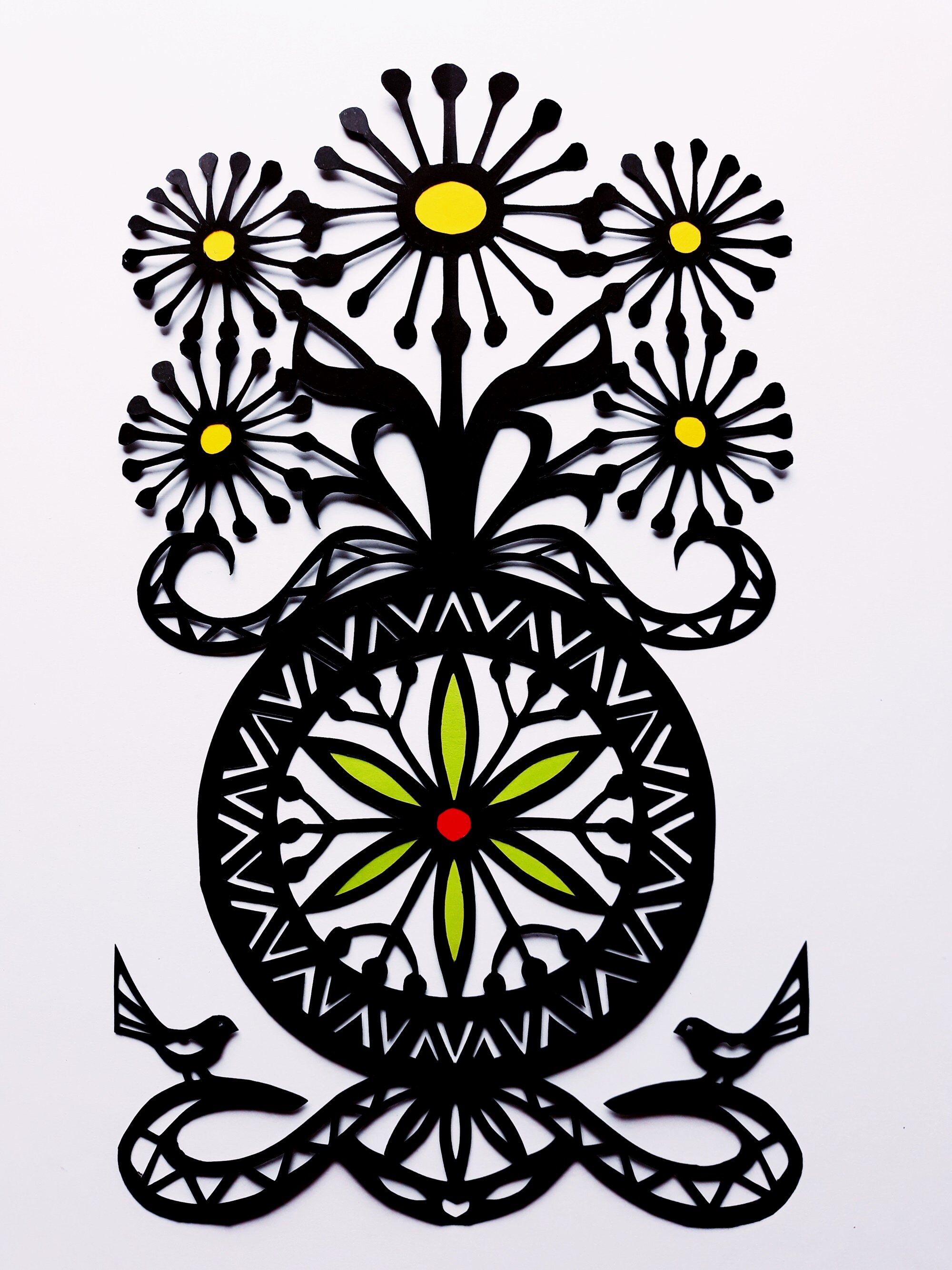 Original Paper Cut Out Art by Rysarda. Hand Cut Paper Art Picture ...