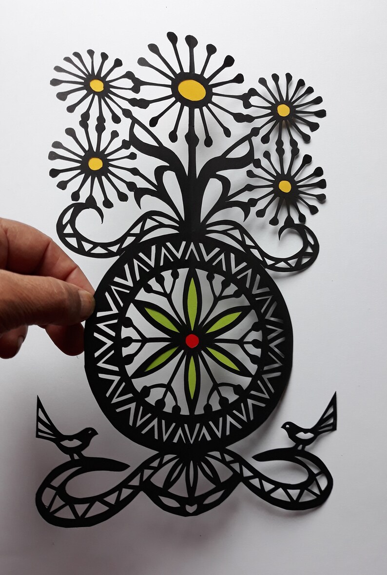 Original Paper Cut Out Art by Rysarda. Hand Cut Paper Art Picture ...