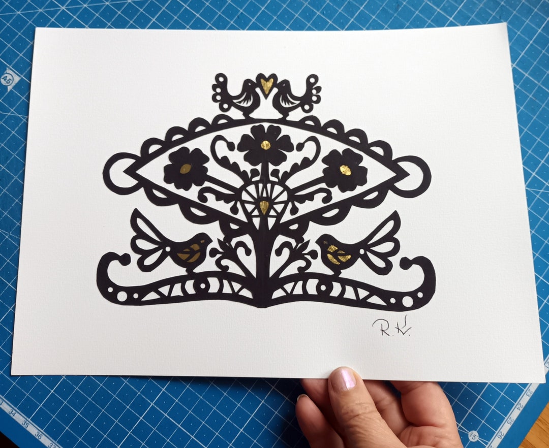 Picture Paper Cut Out Art. Original Paper Cut Decor.hand Paper Cutting ...