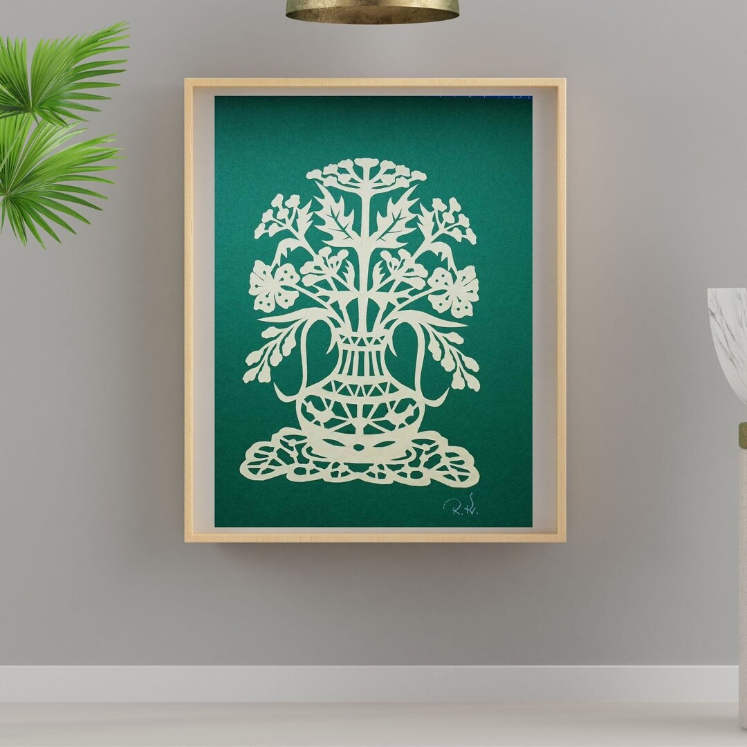 Original Art Work Paper Cut Picture. Hand Paper Cutting Decor. - Etsy