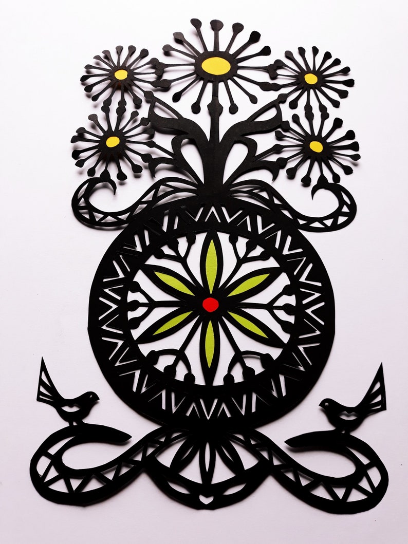 Original Paper Cut Out Art by Rysarda. Hand Cut Paper Art Picture ...