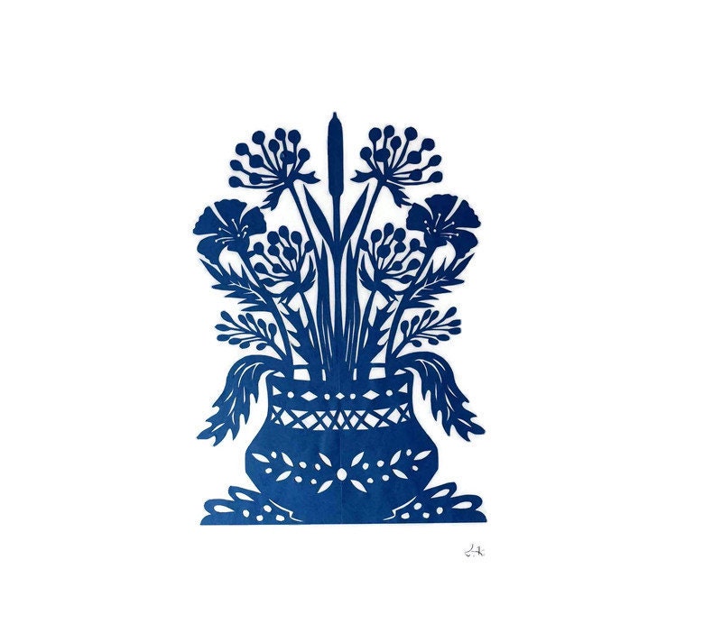 Mixed Media & Collage Lithuania art Paper cut wall decor Unframed ...