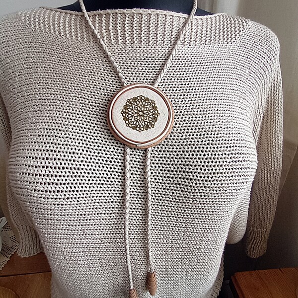 Leather Bolo Tie - Etsy