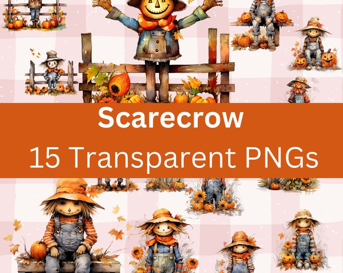 Create a Scarecrow Clipart Scarecrow Clipart Scarecrow Pieces Assemble ...
