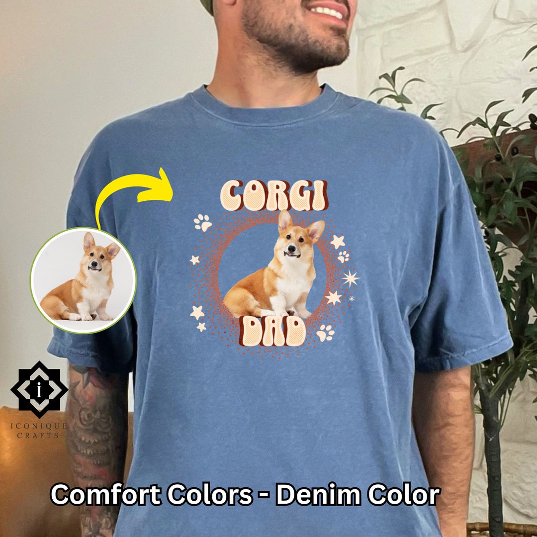 Personalized Corgi Dog Dad Shirt Custom Corgi Dad Sweatshirt - Etsy