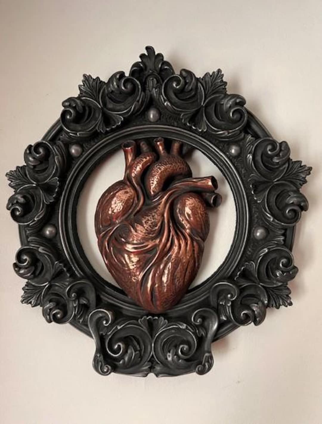 Anatomical Heart, Gothic, Sacred Heart, Wall Decor - Etsy