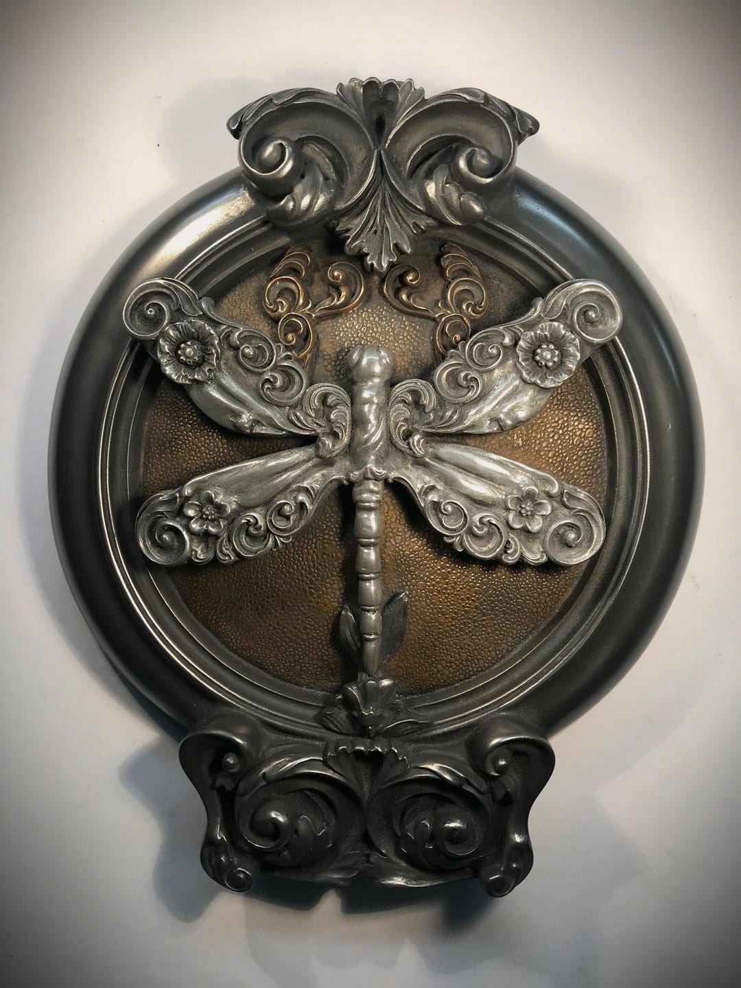 Dragonfly, Art Nouveau, Dragonfly Plaque, Baroque, Home Decor. - Etsy