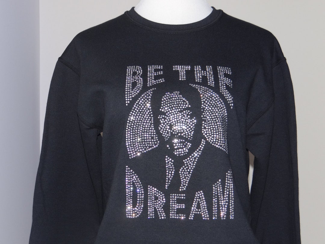 Martin Luther King, Jr. Rhinestone Sweatshirt - Etsy