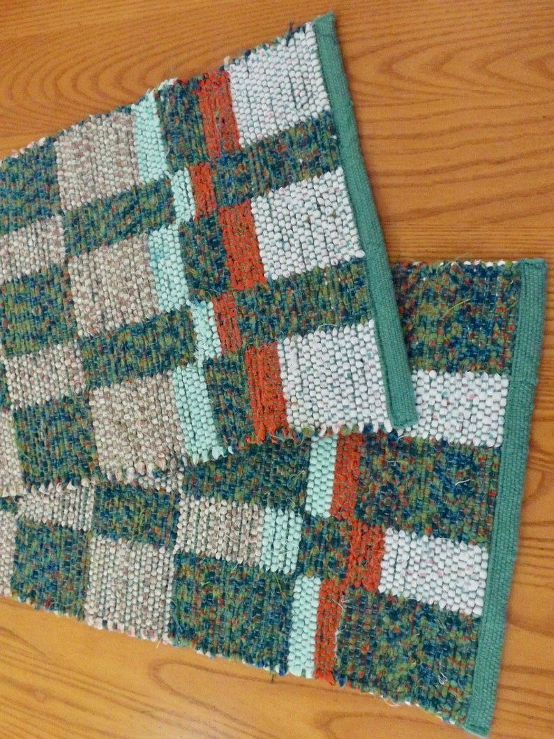 Handwoven Rag Table Runner, Rug, Reversible, - Etsy