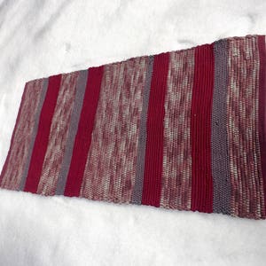 Handwoven Wool Rag Rug/runner, 27 Inches Wide X 4-1/2 Feet Long, Made ...