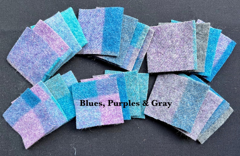 Handwoven Felted Wool Coasters, Set of 4, Various Color Options, Made ...