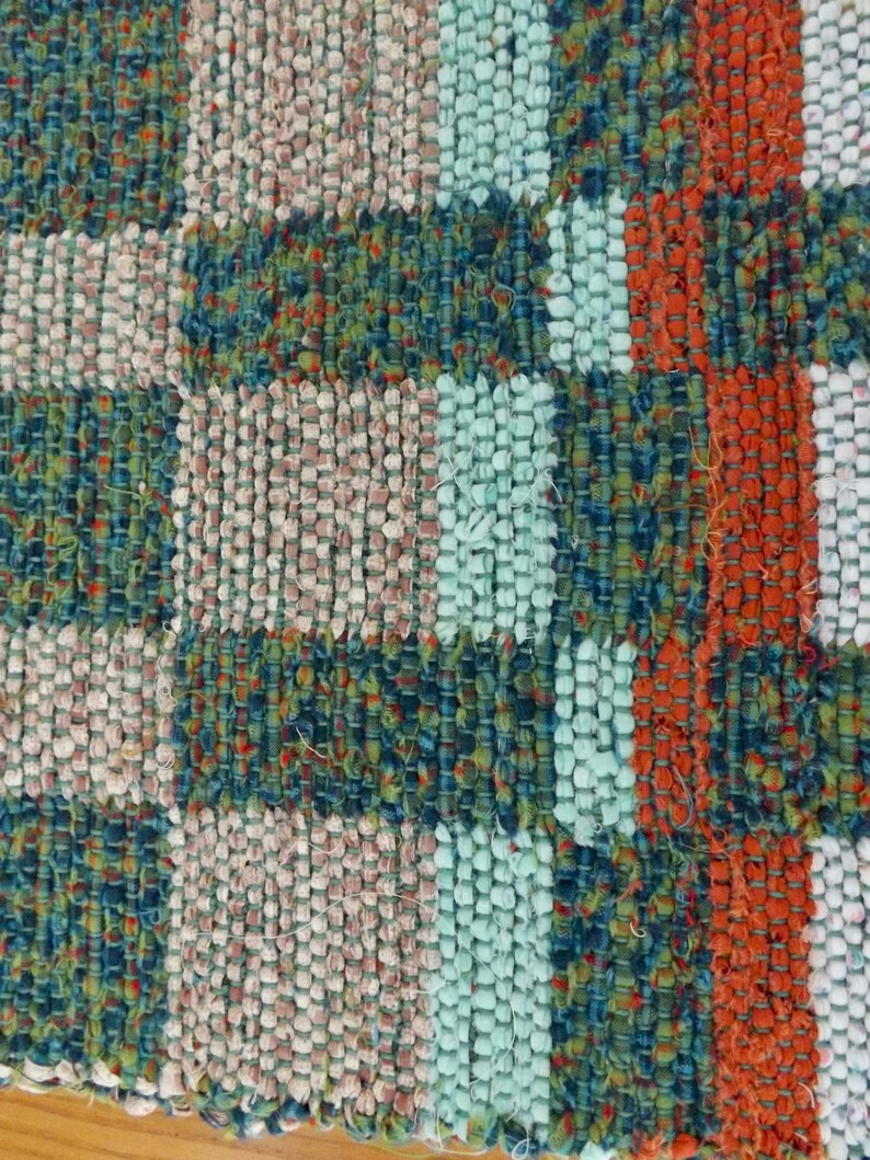 Handwoven Rag Table Runner, Rug, Reversible, - Etsy