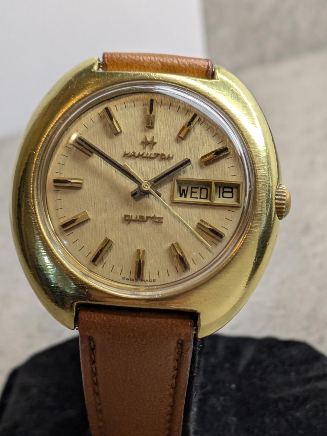 Vintage 1976 Hamilton Quartz Watch Model 700001-4. Just Serviced ...