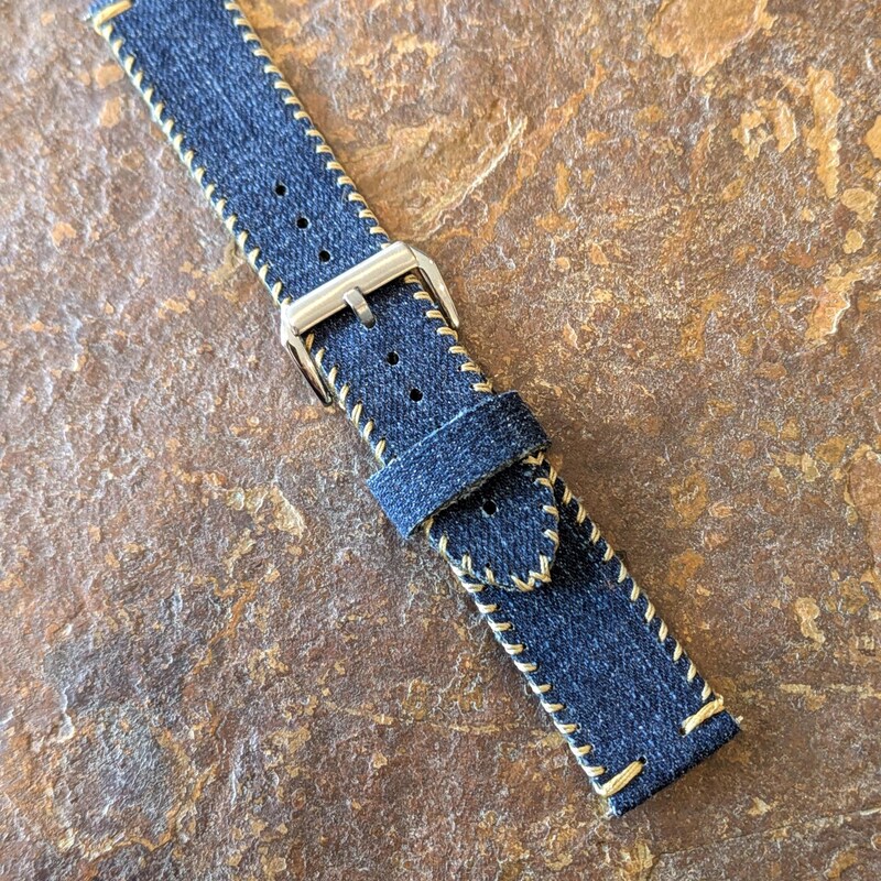 Denim Watch Strap - Etsy