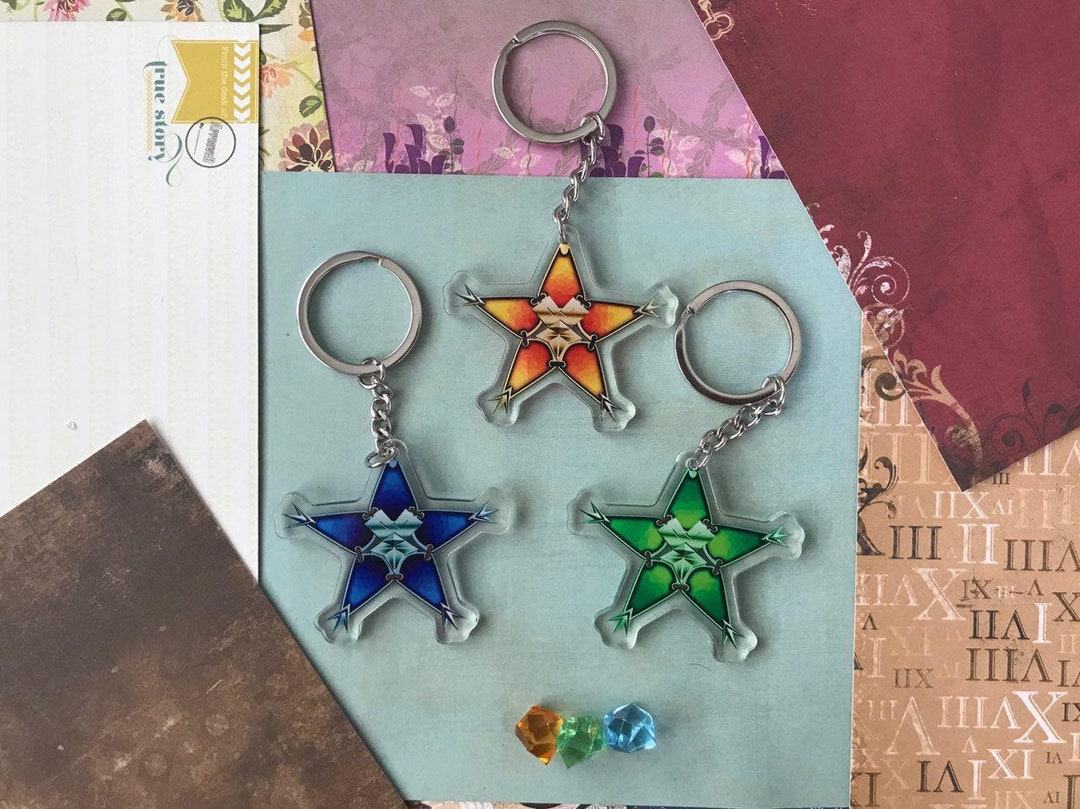 Kingdom Hearts Acrylic Keychains // Wayfinders, Kairi, Ventus, Aqua ...