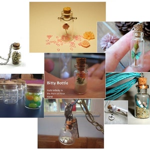100 5ml Bottles. Bitty Bottle. Small Glass Bottle Lot. Vial Bottles 100 Lot. Miniature Corks ...
