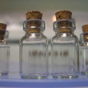 100 1ml Bitty Bottles. Empty Glass Vials. Glass Bottles. Miniature Bottles. Glass Vials With ...