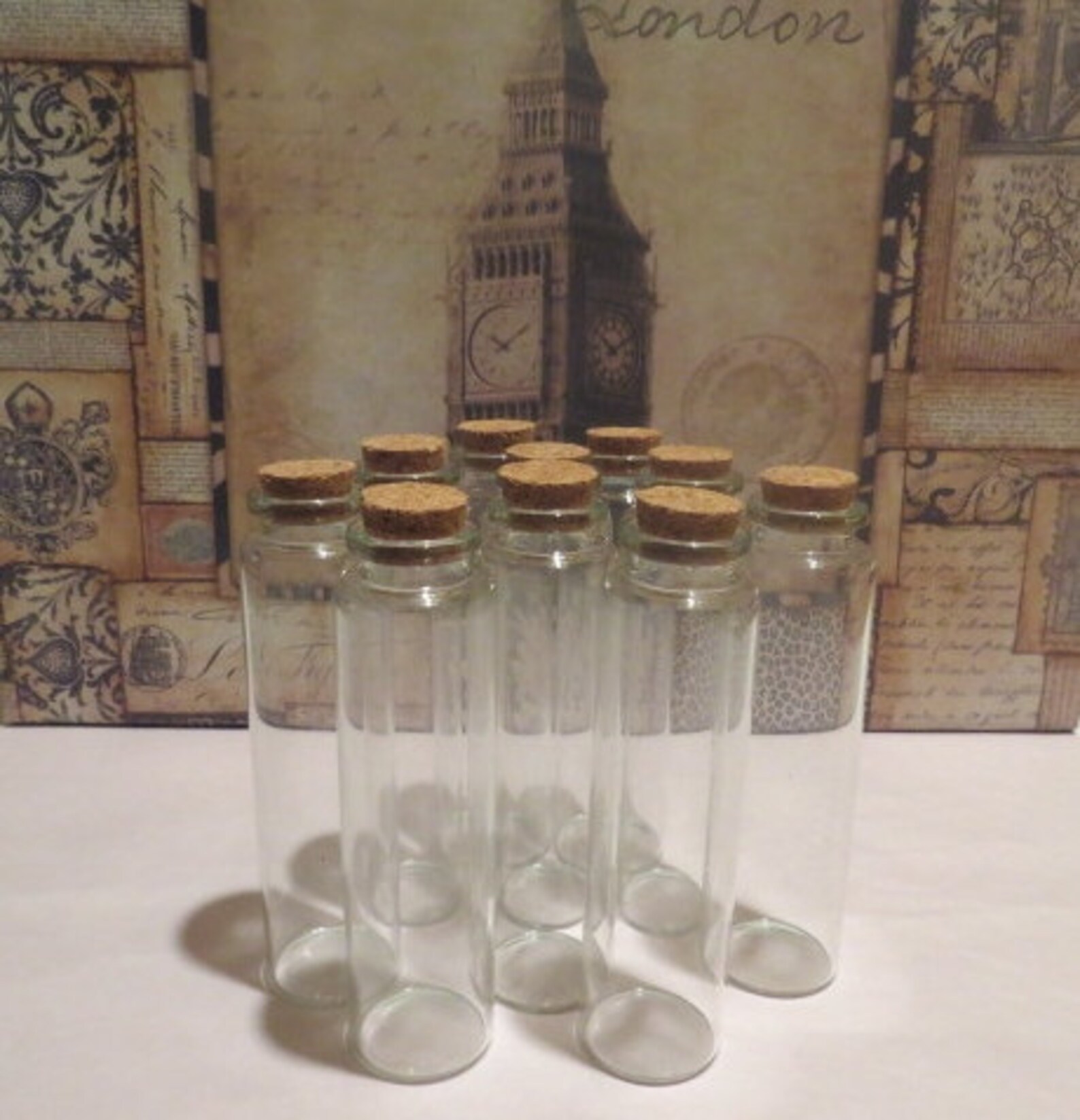 10 55ml Bitty Bottles. Message in a Bottle Bottles. Wedding - Etsy
