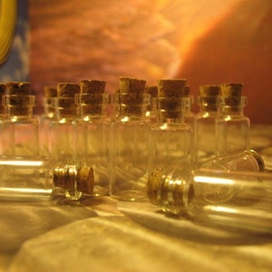 100 1.5ml Bitty Bottles. Glass Jars With Cork. Glass Jars. Jar. Glass Bottles With Cork. Bottle ...