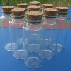 100 30ml Bitty Bottles. Message in a Bottle Bottles. Wedding Favors. Vials. Small Glass Jars ...