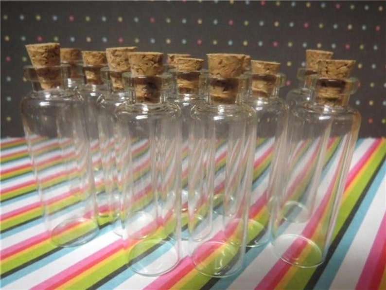 50 5ml Bottles. Bitty Bottle. Glass Bottles. Mini Glass Vials. - Etsy