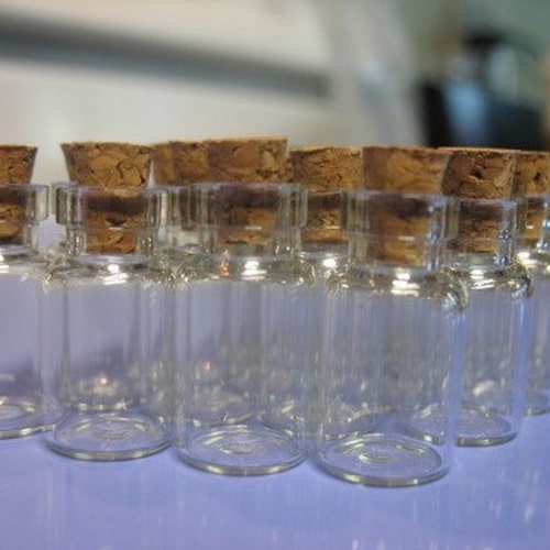 100 1ml Bitty Bottles. Empty Glass Vials. Glass Bottles. - Etsy