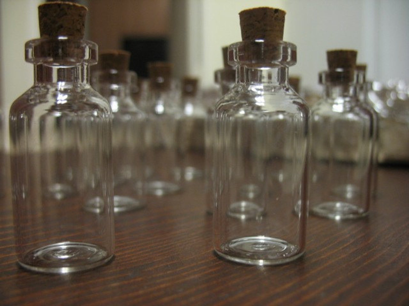 25 5ml Bitty Bottles. Empty Glass Vials. Mini Glass Bottle Charms. Glass Mini Bottles. Miniature ...