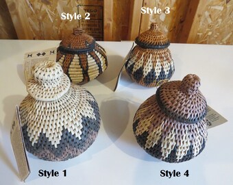 Traditional Zulu Baskets. African Baskets. South African Handmade ...