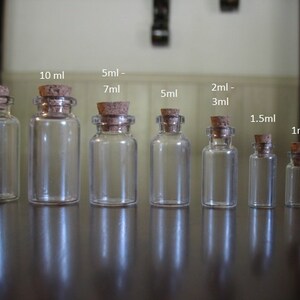 100 20ml Bottles With Corks. Bitty Bottle. Glass Vials Jars. Glass Storage Containers. Clear ...