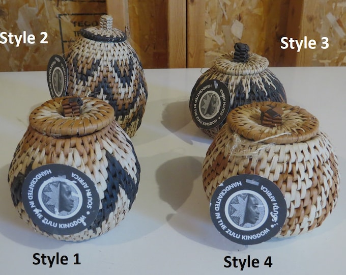 Traditional Zulu Baskets. African Baskets. South African Handmade ...