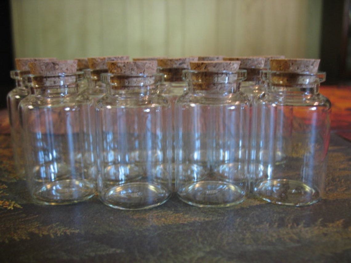 100 20ml Bottles With Corks. Bitty Bottle. Glass Vials Jars. - Etsy