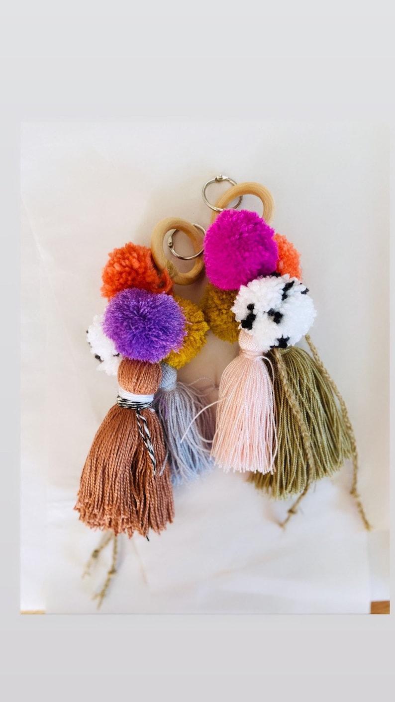 Pom Pom and Tassels Clusters - Etsy Australia