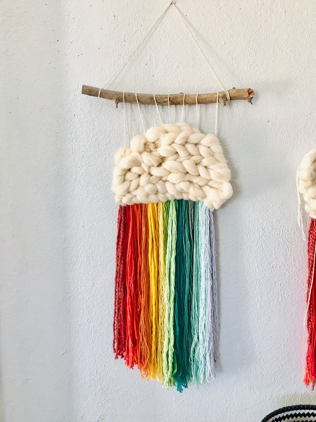 Rainbow Cloud Wallhanging - Etsy
