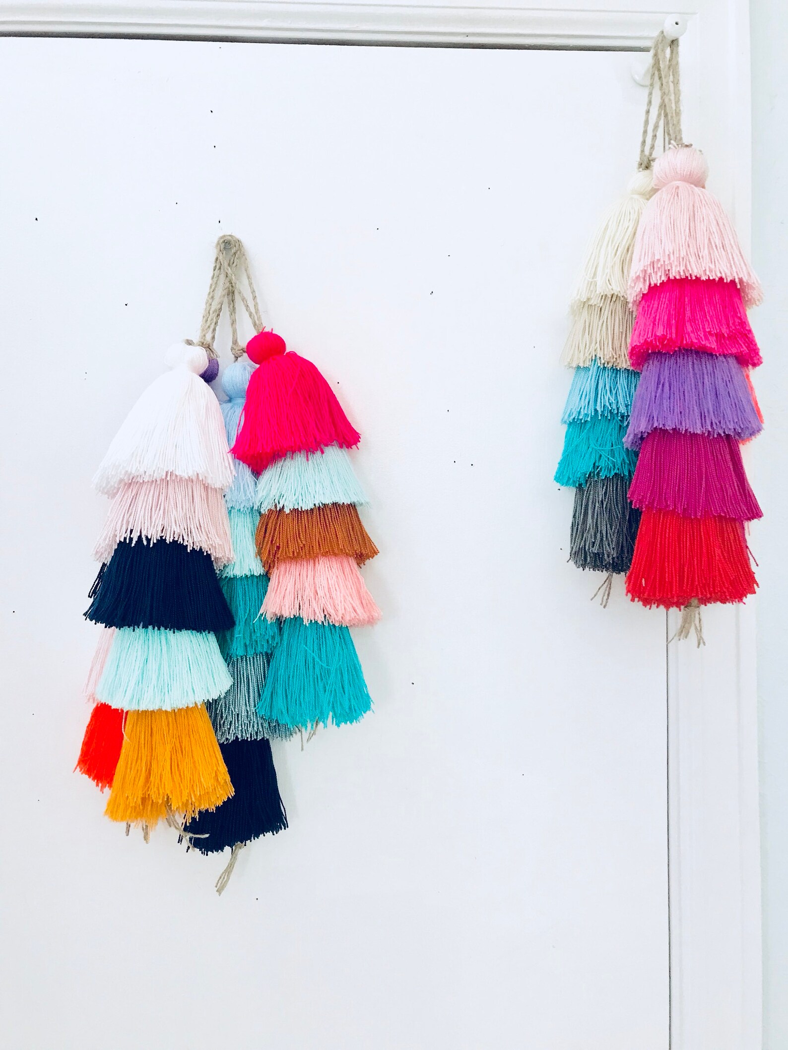 Colorful Boho Tassel Strands - Etsy UK