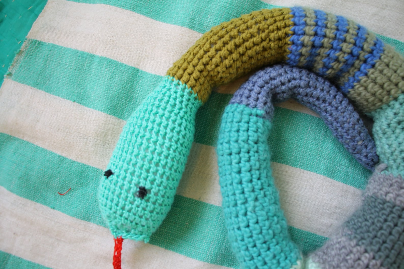 Hand Crochet Snake - Etsy