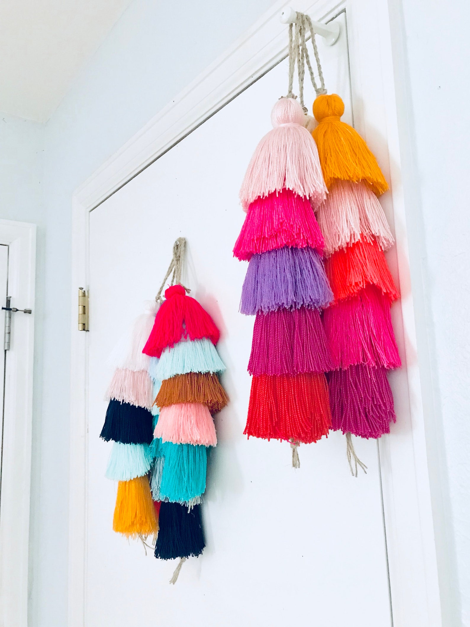 Colorful Boho Tassel Strands - Etsy UK