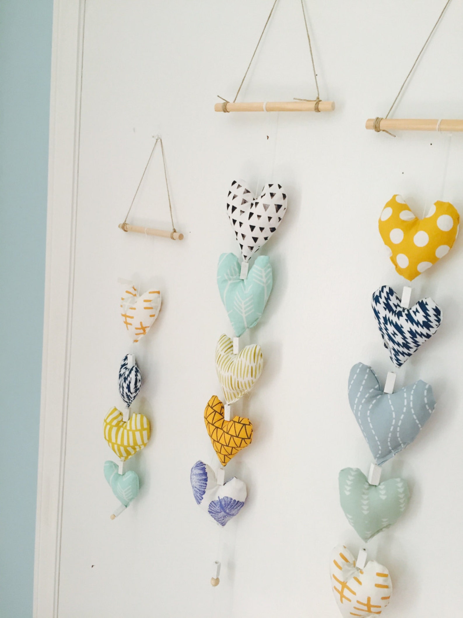 Sewn Heart Strands - Etsy