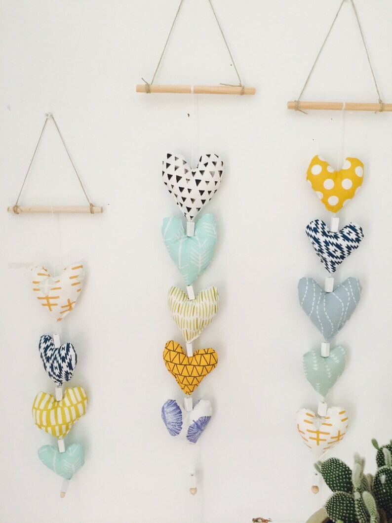 Sewn Heart Strands - Etsy