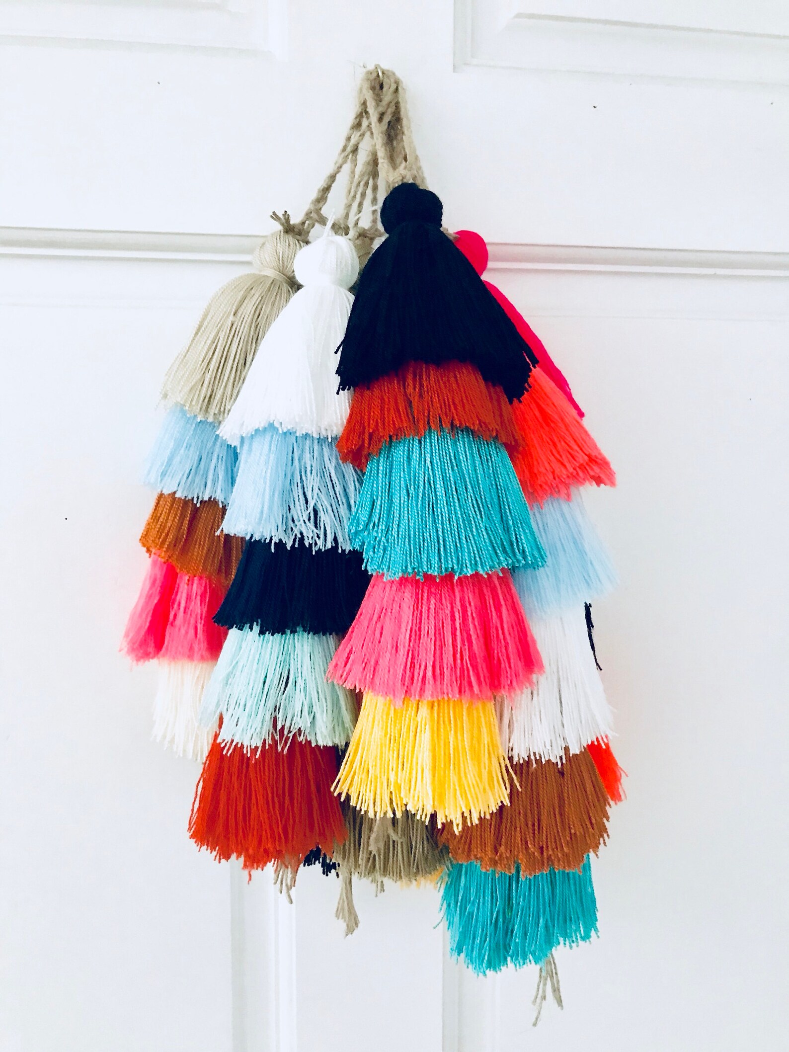 Colorful Boho Tassel Strands - Etsy UK