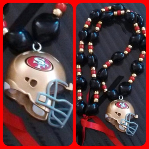 San Francisco 49ers Kukui Nut Necklace - Etsy