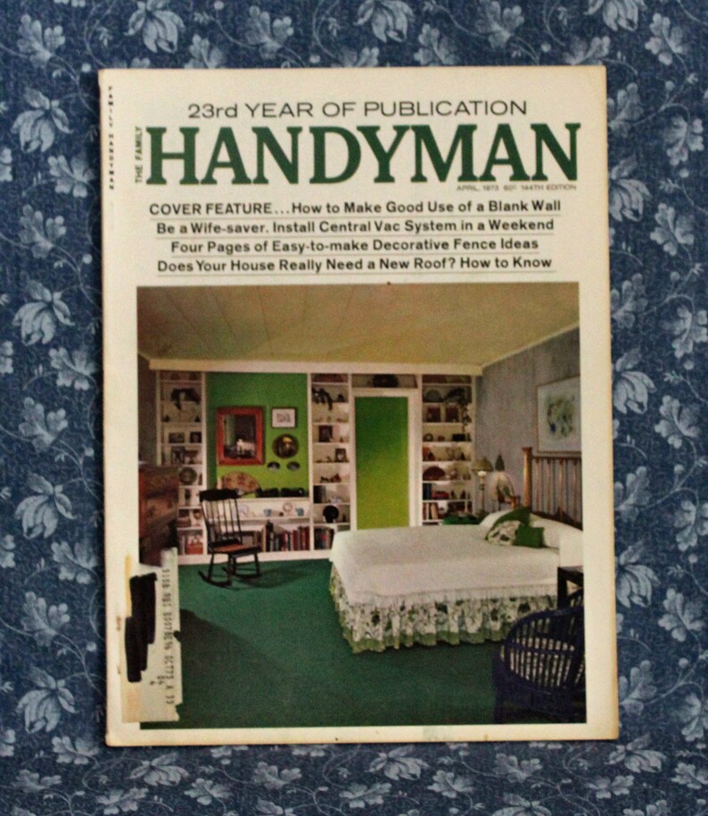 Handyman Magazines 6 Issue Set 1972-1973 - Etsy