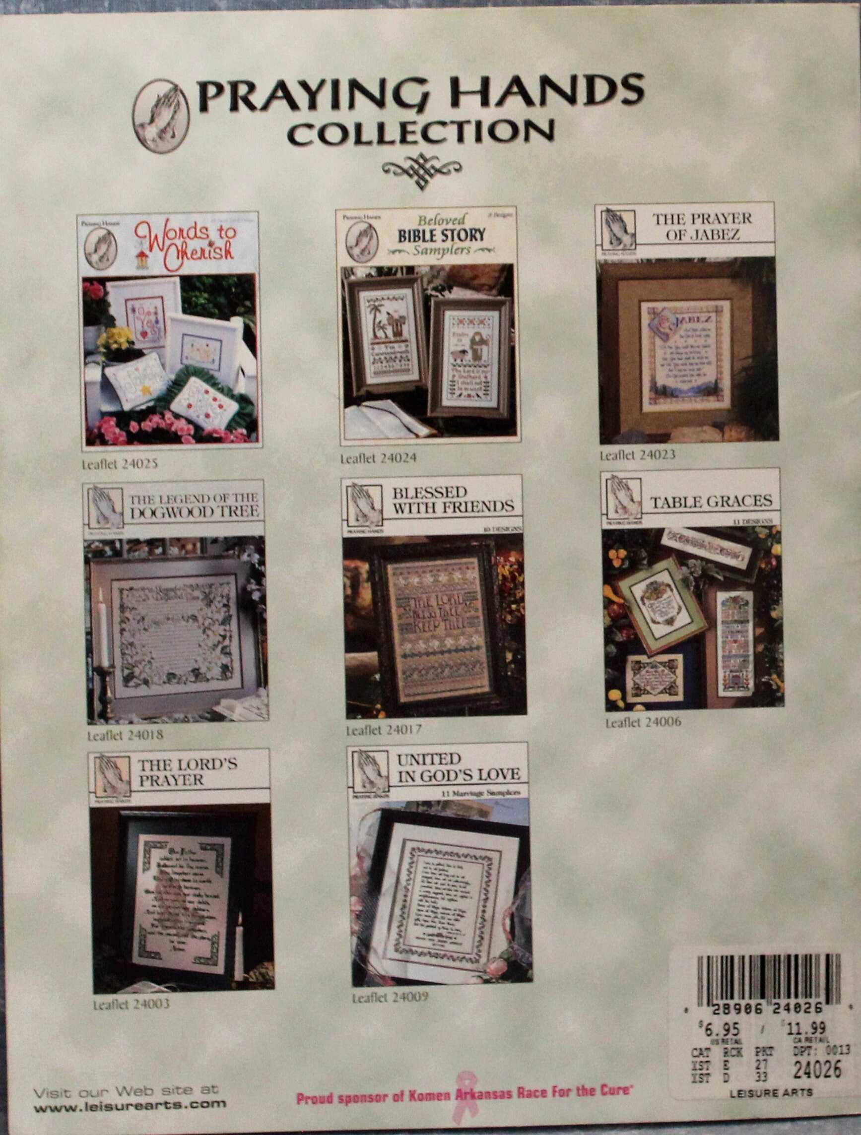 Praying Hands Simply Blessed Wedding Sampler A Leisure Arts - Etsy