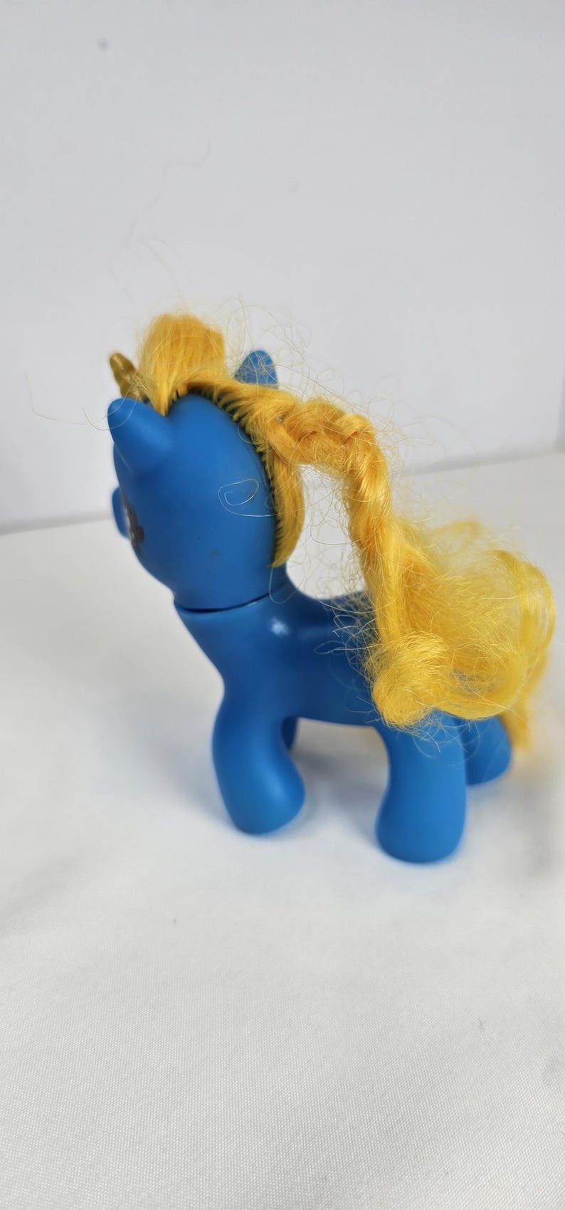 1982 Gi-go Pony Land, Small Ponies My Little Pony Blue Unicorn Pony ...